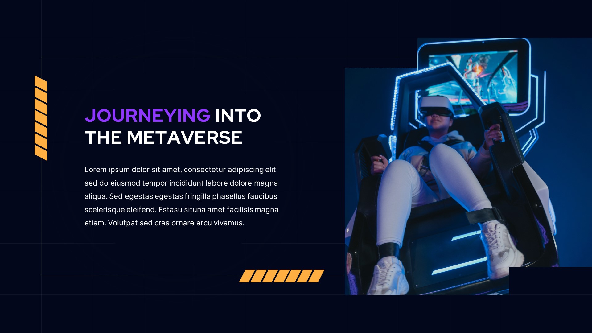 Metaverse & Virtual Reality PowerPoint Template, Presentation Templates