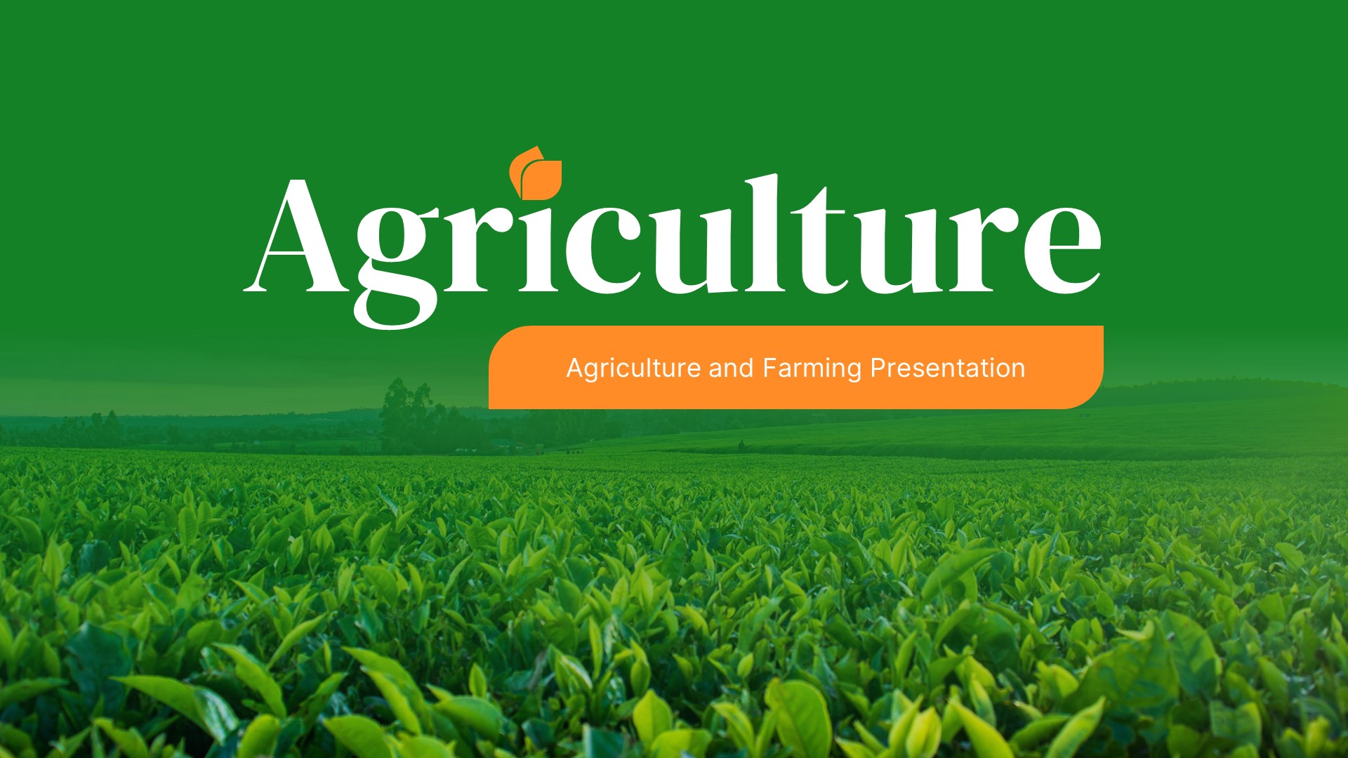 Agriculture & Farming PowerPoint Template, Presentation Templates ...