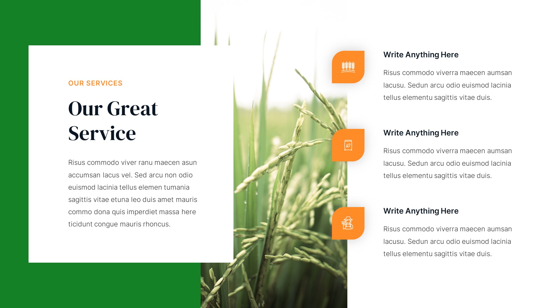 Agriculture & Farming Google Slides Template, Presentation Templates