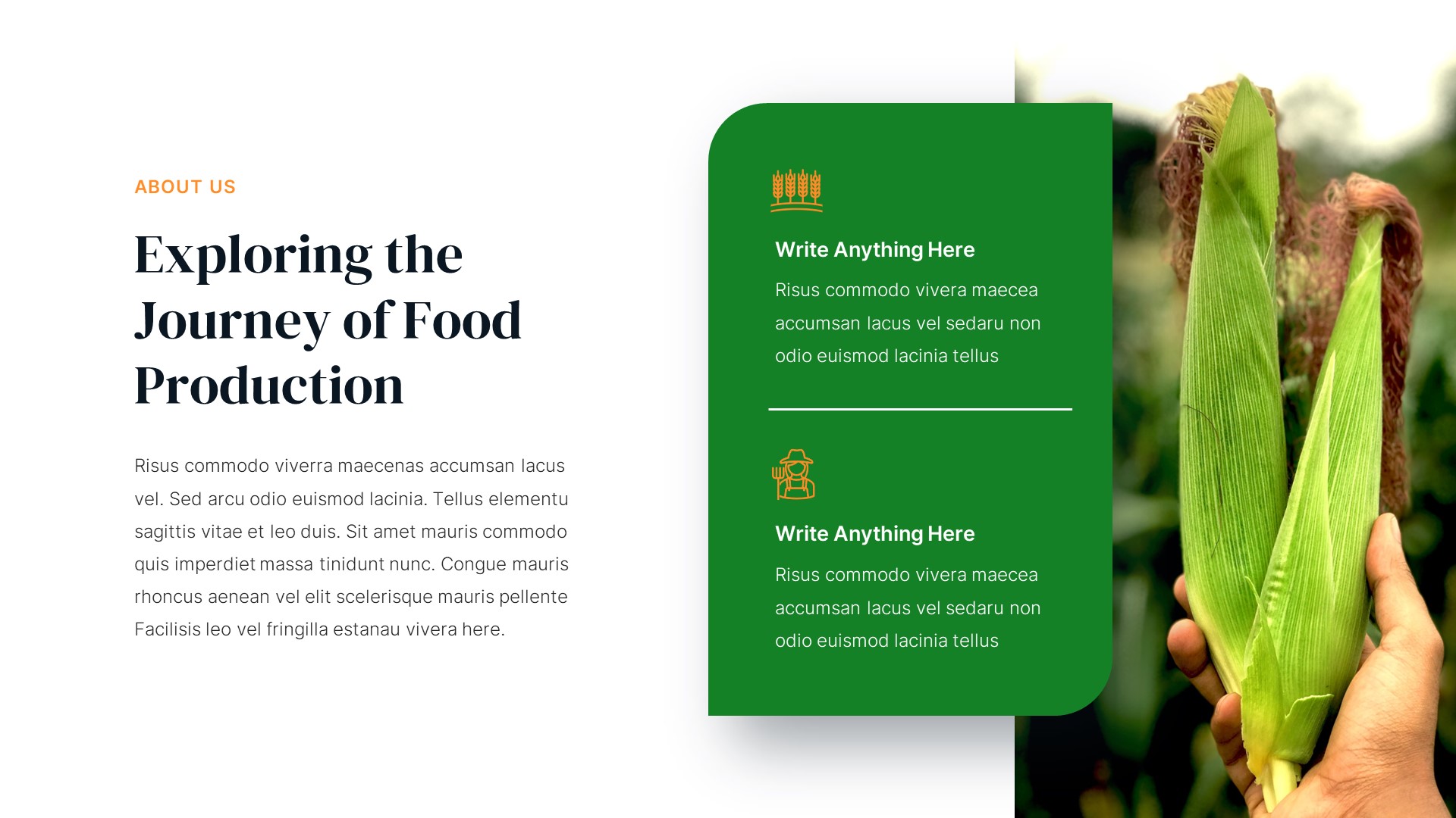 Agriculture & Farming Google Slides Template, Presentation Templates