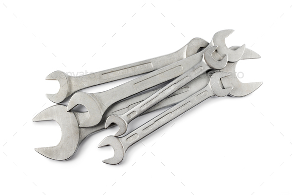 Set of wrenches Stock Photo by alexstand | PhotoDune