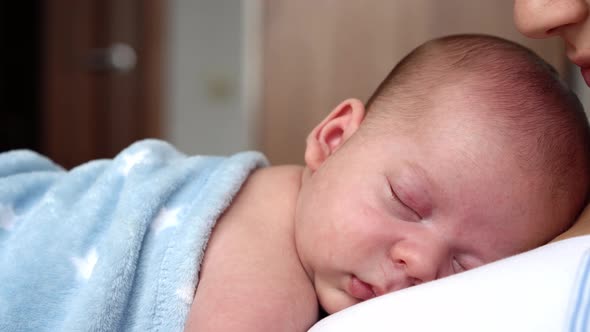 Motherhood Childhood Family Care Health Maternity Concept Nake Newborn ...