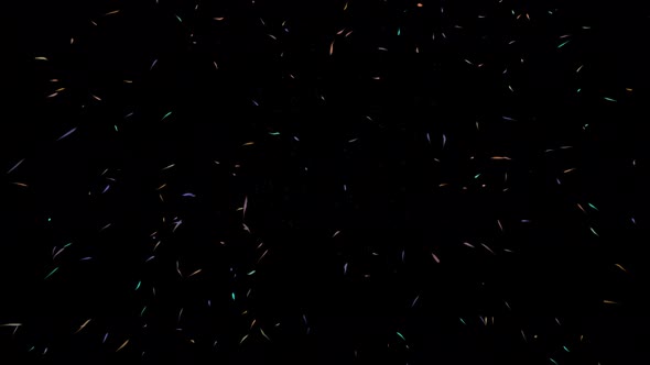 Abstract particles move around, Motion Graphics | VideoHive