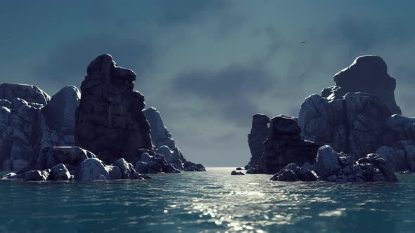 Sea And Rocks, Motion Graphics | VideoHive