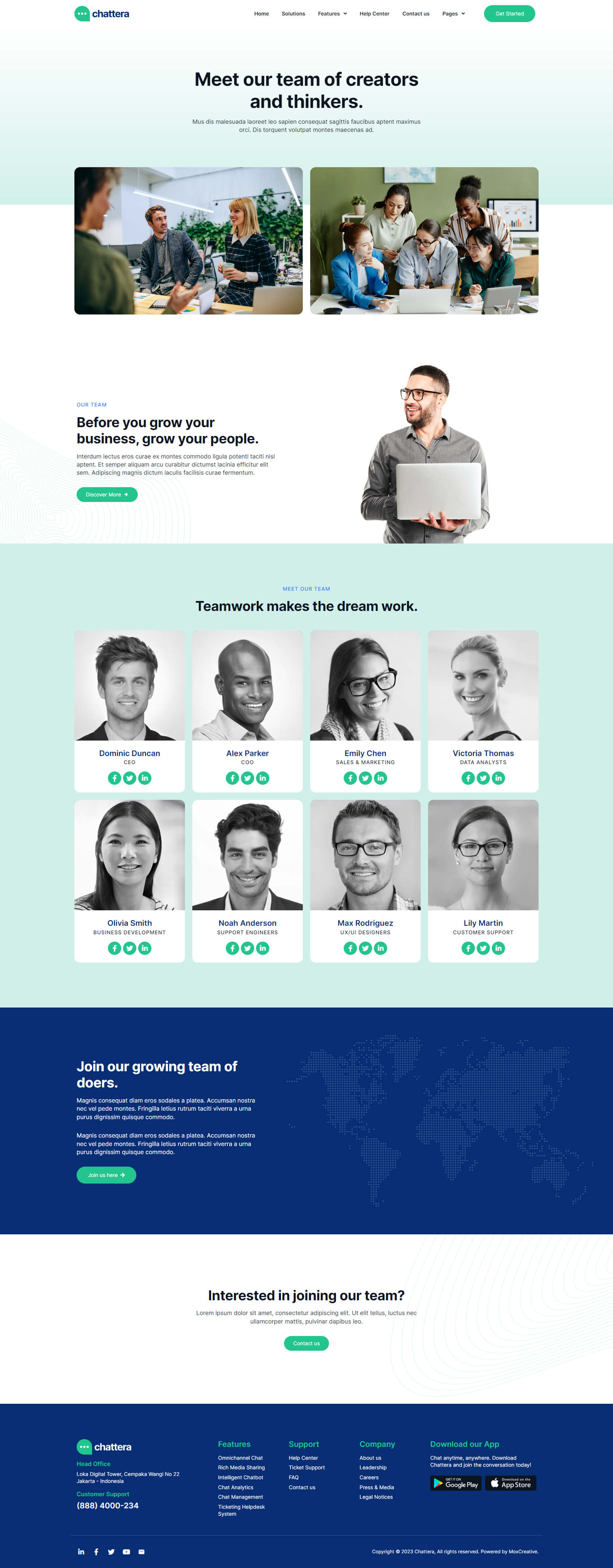 Chattera - Saas & Chat Service Company Elementor Kit by moxcreative