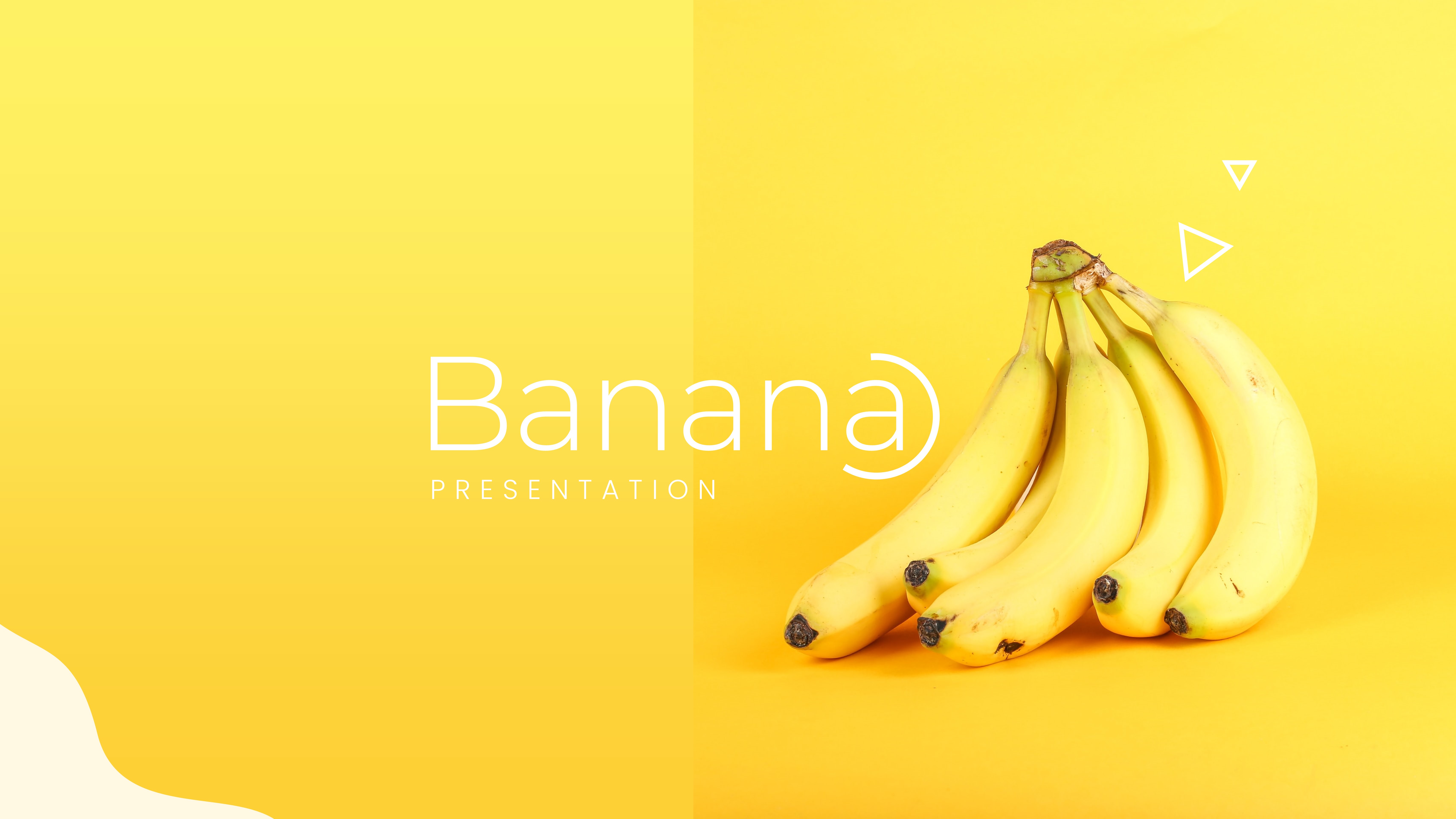 Banana – Creative Business Powerpoint Template, Presentation Templates