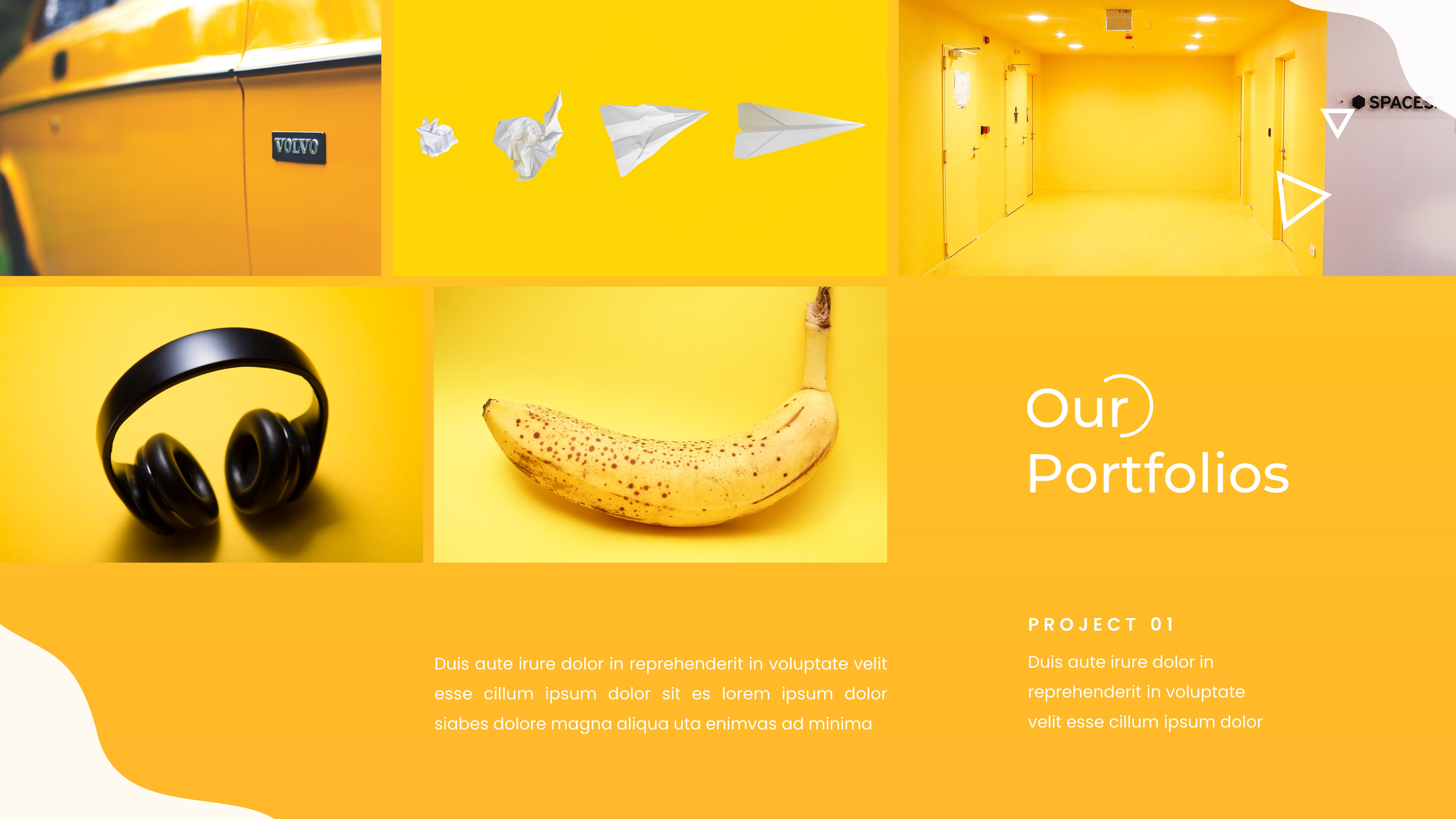 Banana – Creative Business Powerpoint Template, Presentation Templates