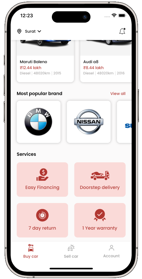 Car Buy & Sell App Template in Flutter | Multi Language | CarMax by ...