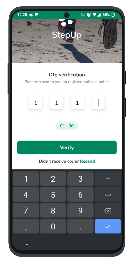 Step Counter And Calories Tracker App Template In React Native Stepup Multi Language By