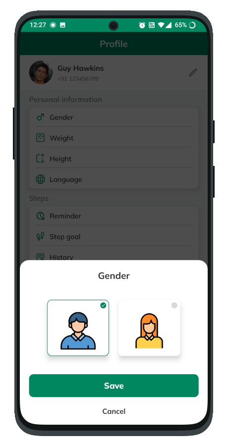 Step Counter And Calories Tracker App Template In React Native Stepup Multi Language By