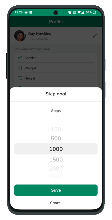 Step Counter and Calories Tracker App template in React Native | StepUp | Multi Language by ...