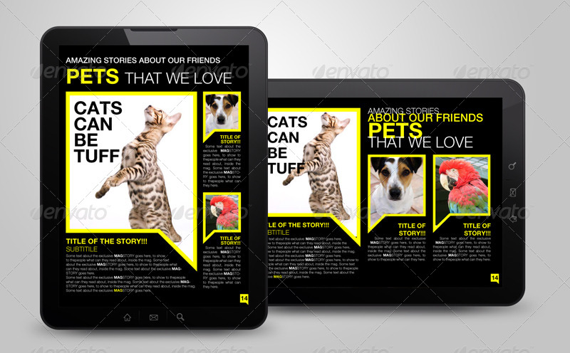 Newmag Tablet Magazine Template, ePublishing | GraphicRiver