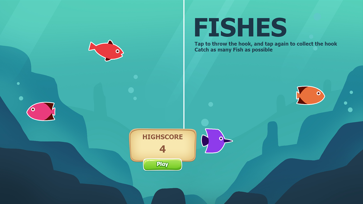 Fishes Construct 3 HTML5 Game by Sparximer | CodeCanyon