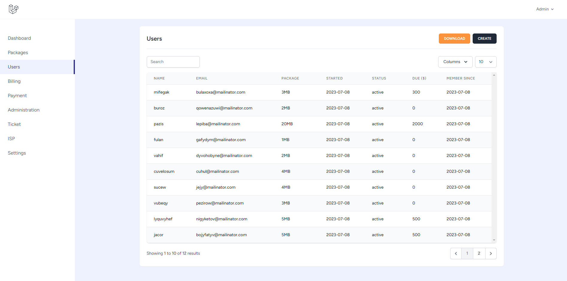 Betternet ISP Billing with Mikrotik API by sajalahsan | CodeCanyon