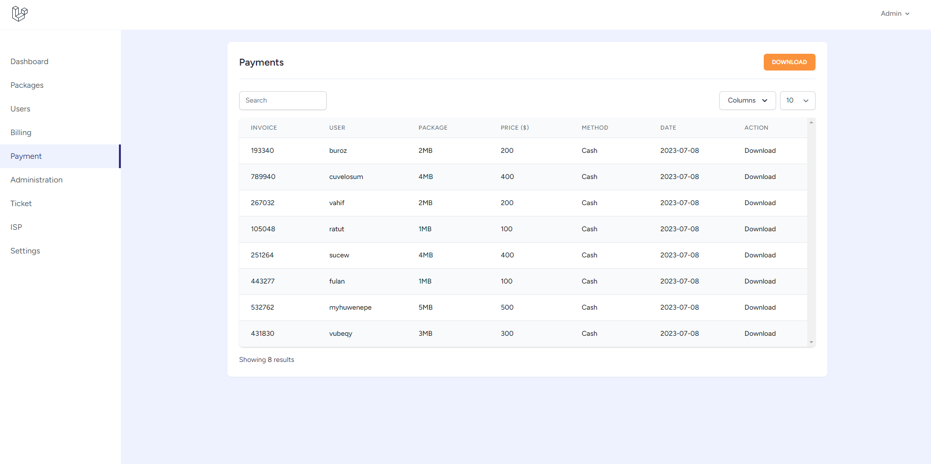 Betternet ISP Billing with Mikrotik API by sajalahsan | CodeCanyon