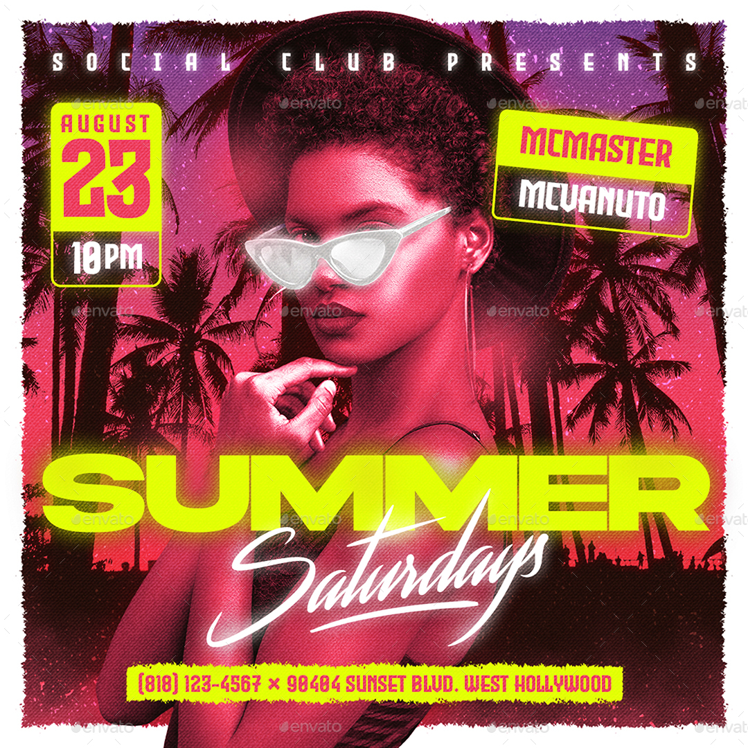 5 Summer Flyers Bundle, Print Templates | GraphicRiver