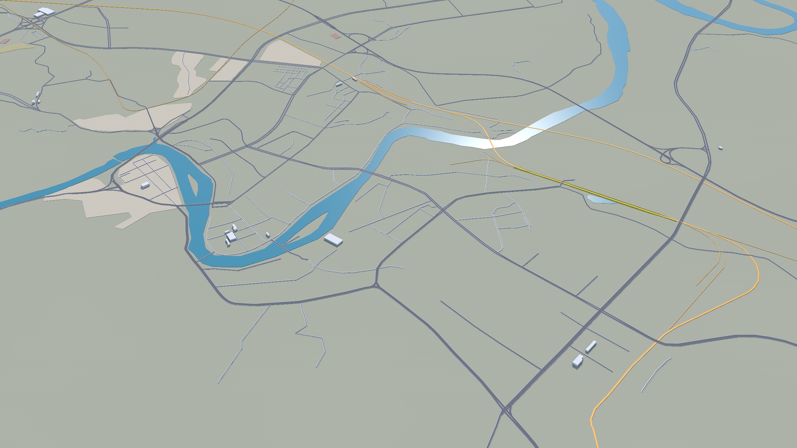 Liling city Zhuzhou Hunan China 3d model 15km by TurboCG | 3DOcean