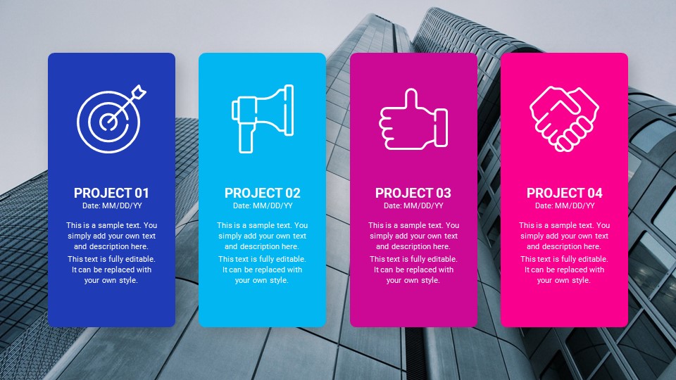 Project Status PowerPoint Presentation Template, Presentation Templates