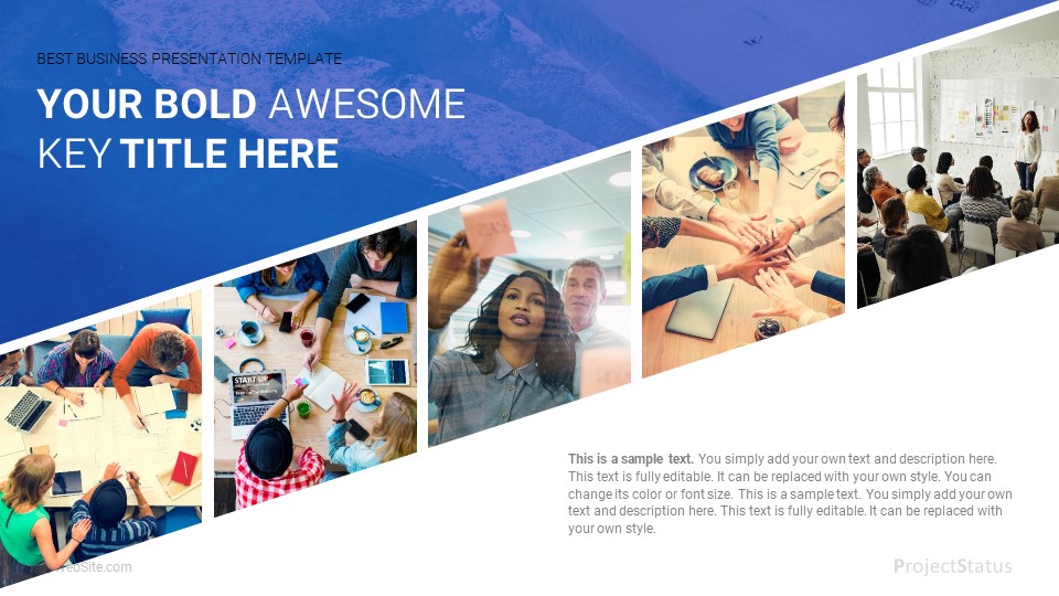 Project Status PowerPoint Presentation Template, Presentation Templates