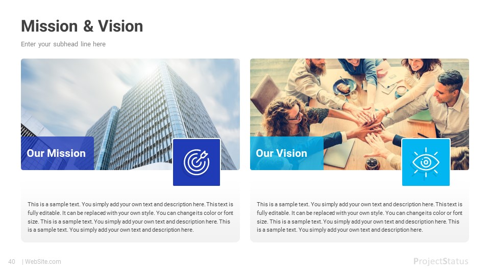 Project Status PowerPoint Presentation Template, Presentation Templates