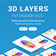 3D Layers Infographics PowerPoint Template Designs, Presentation Templates