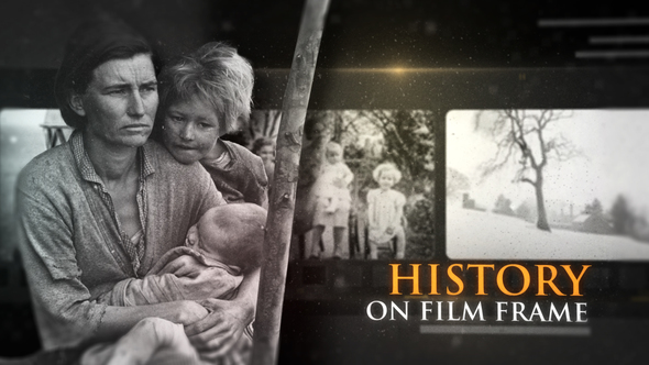 History on Film Frame, After Effects Project Files | VideoHive