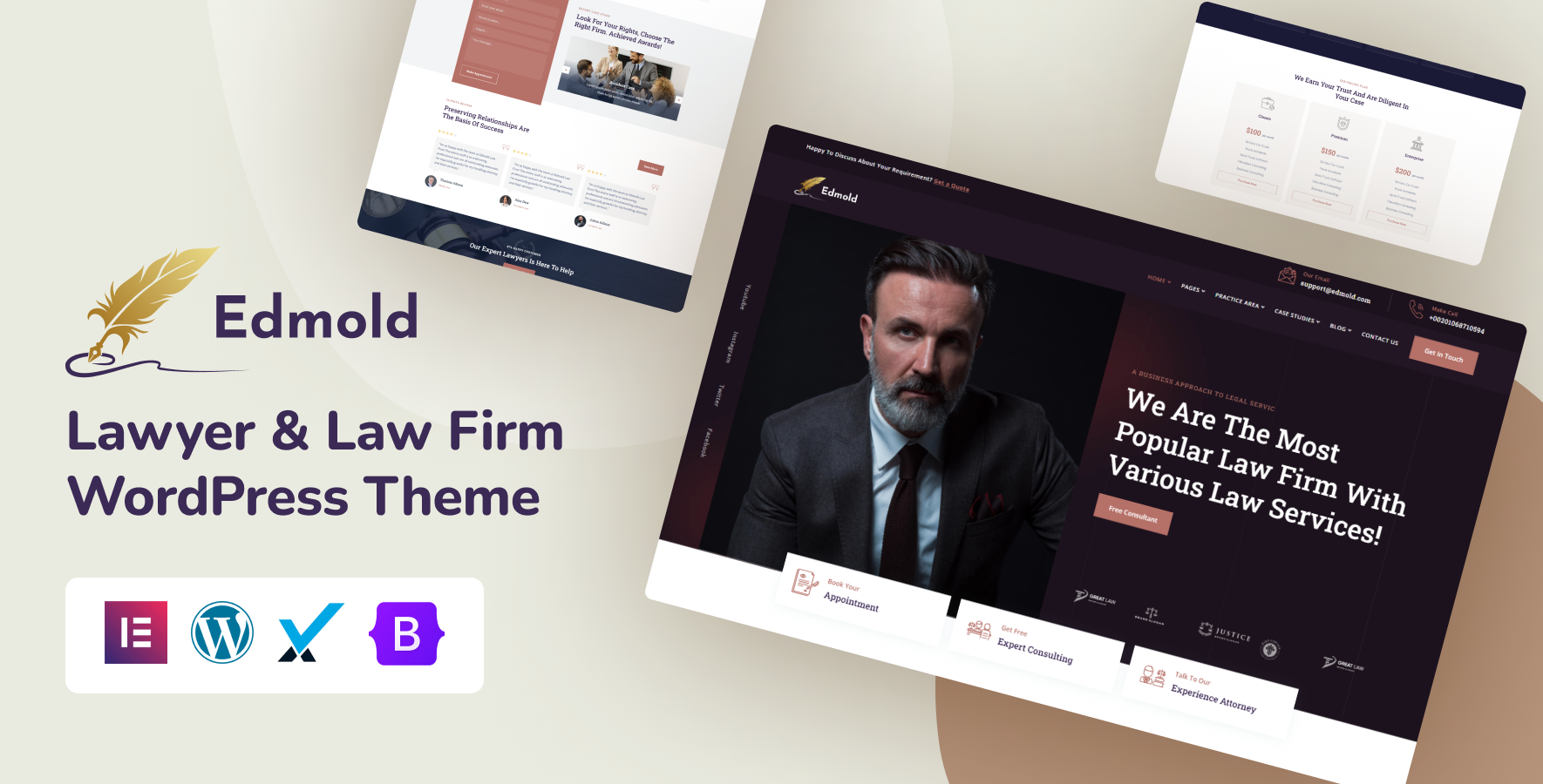 Edmold - Attorney & Law Firm WordPress Theme by EnvyTheme | ThemeForest