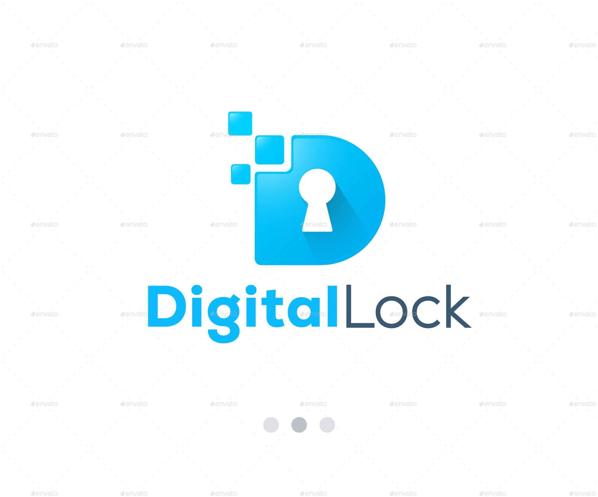 Digital Lock logo design, Logo Templates | GraphicRiver