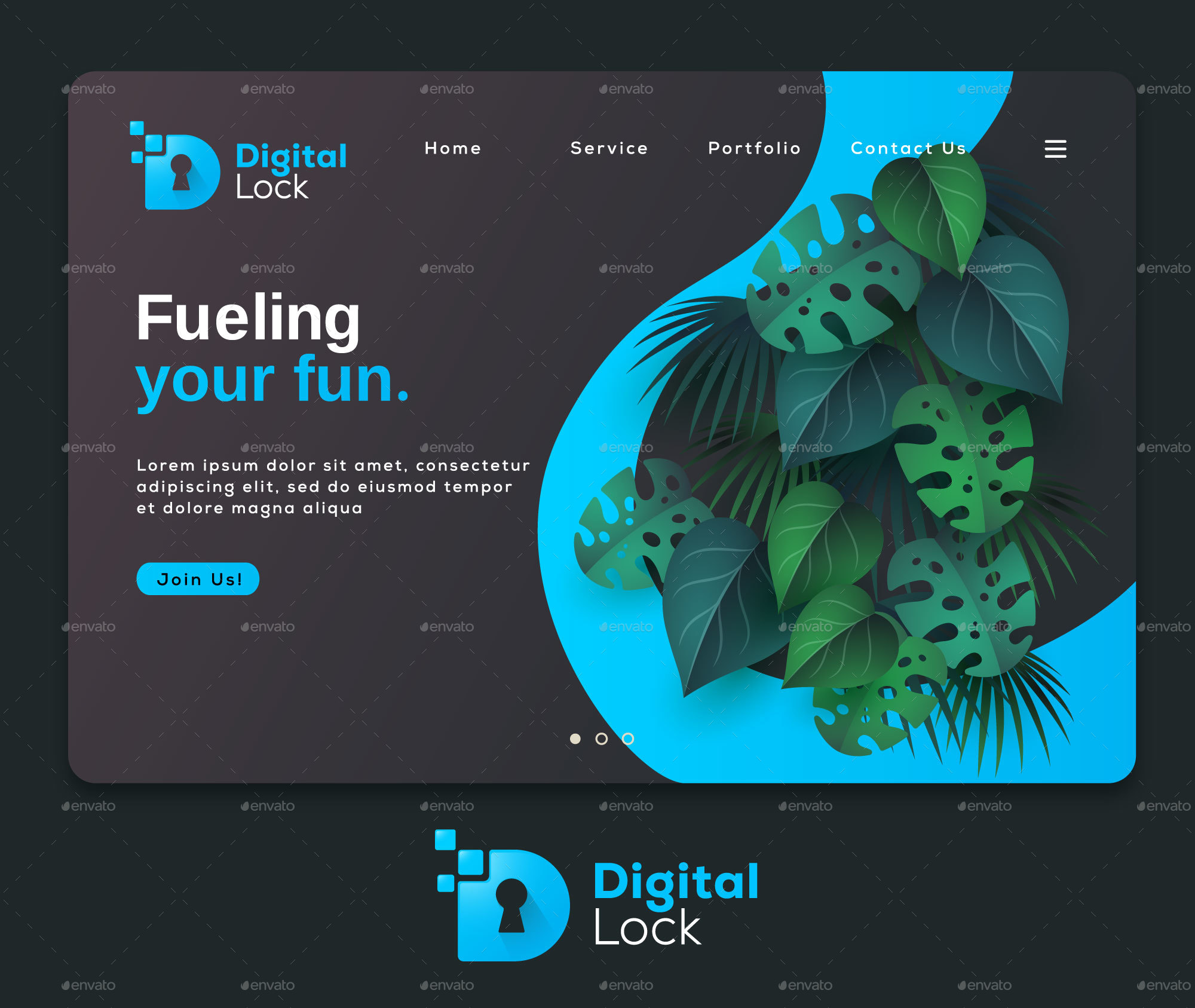 Digital Lock logo design, Logo Templates | GraphicRiver