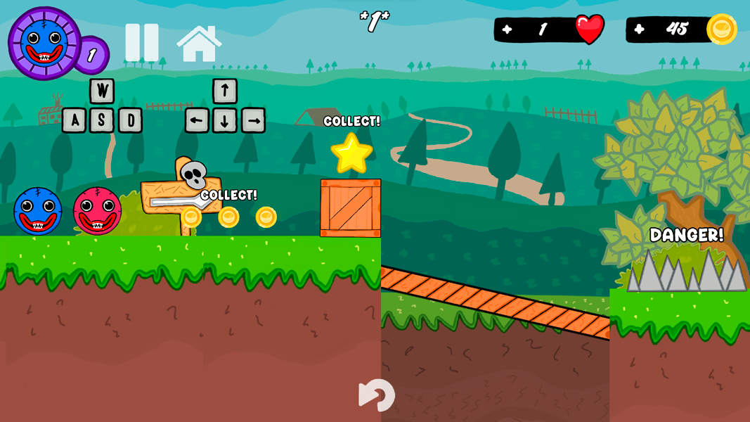 Blue and Redball - HTML5 Game - Construct 3 by 66bugra66 | CodeCanyon