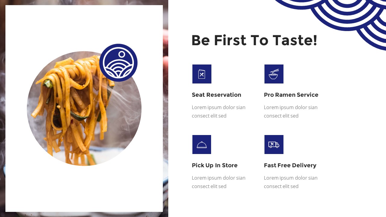 Fuji Ramen - Ramen & Pasta Restaurant PowerPoint Template, Presentation ...