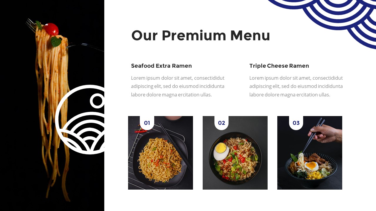 Fuji Ramen - Ramen & Pasta Restaurant PowerPoint Template, Presentation ...
