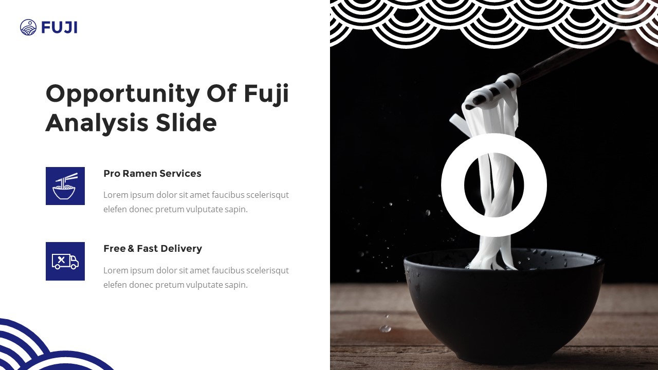 Fuji Ramen - Ramen & Pasta Restaurant PowerPoint Template, Presentation ...