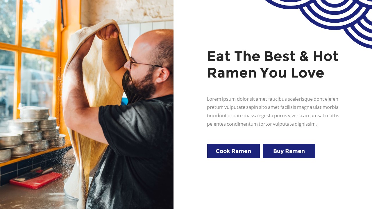 Fuji Ramen - Ramen & Pasta Restaurant Google Slides Template ...