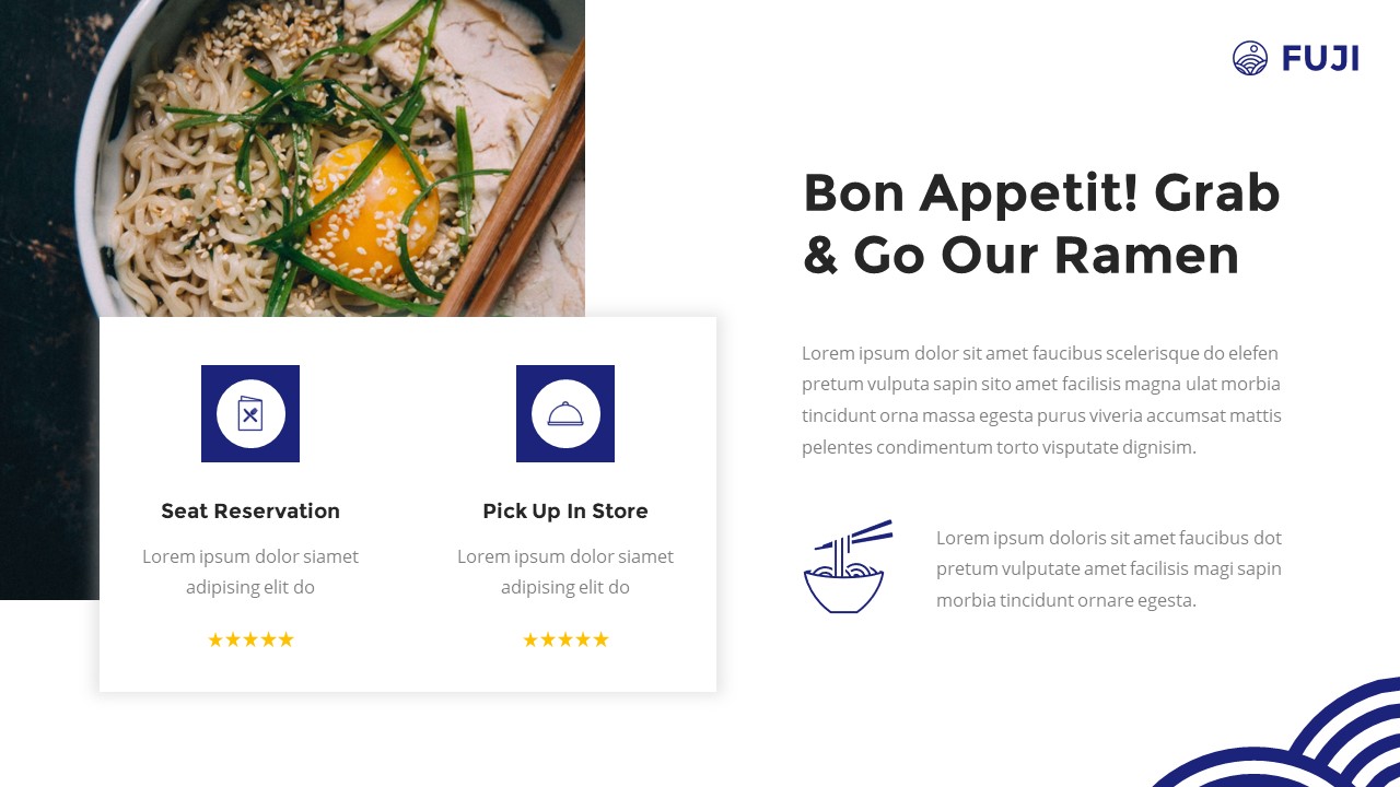 Fuji Ramen - Ramen & Pasta Restaurant Google Slides Template ...