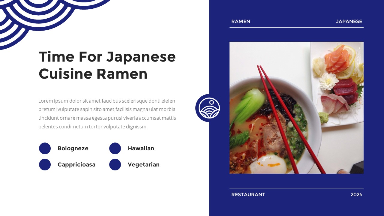 Fuji Ramen - Ramen & Pasta Restaurant Google Slides Template ...