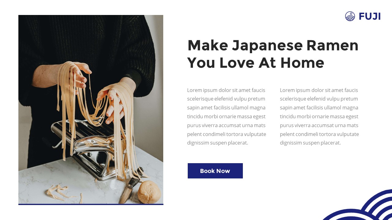 Fuji Ramen - Ramen & Pasta Restaurant Google Slides Template ...