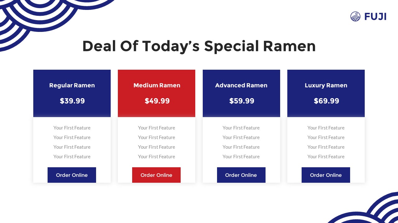 Fuji Ramen - Ramen & Pasta Restaurant Google Slides Template ...