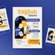 English Course Flyer Set, Print Templates | GraphicRiver