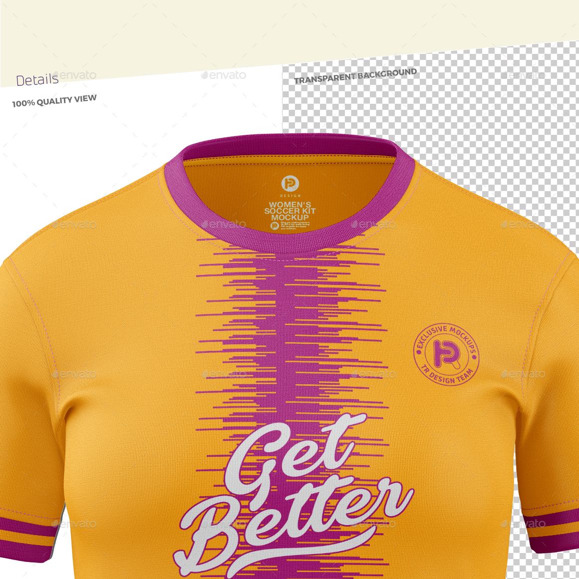 Women's Soccer Kit Mockup V1, Graphics | GraphicRiver