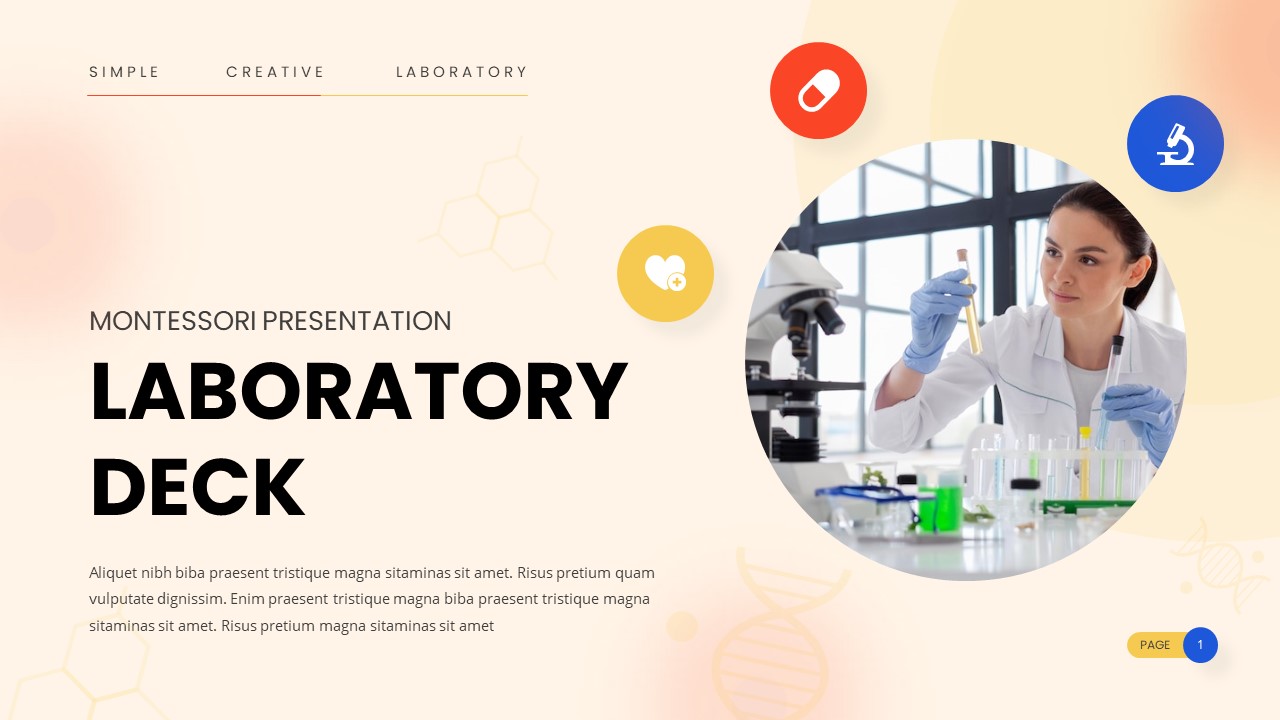 Laboratory Deck PowerPoint Template, Presentation Templates | GraphicRiver