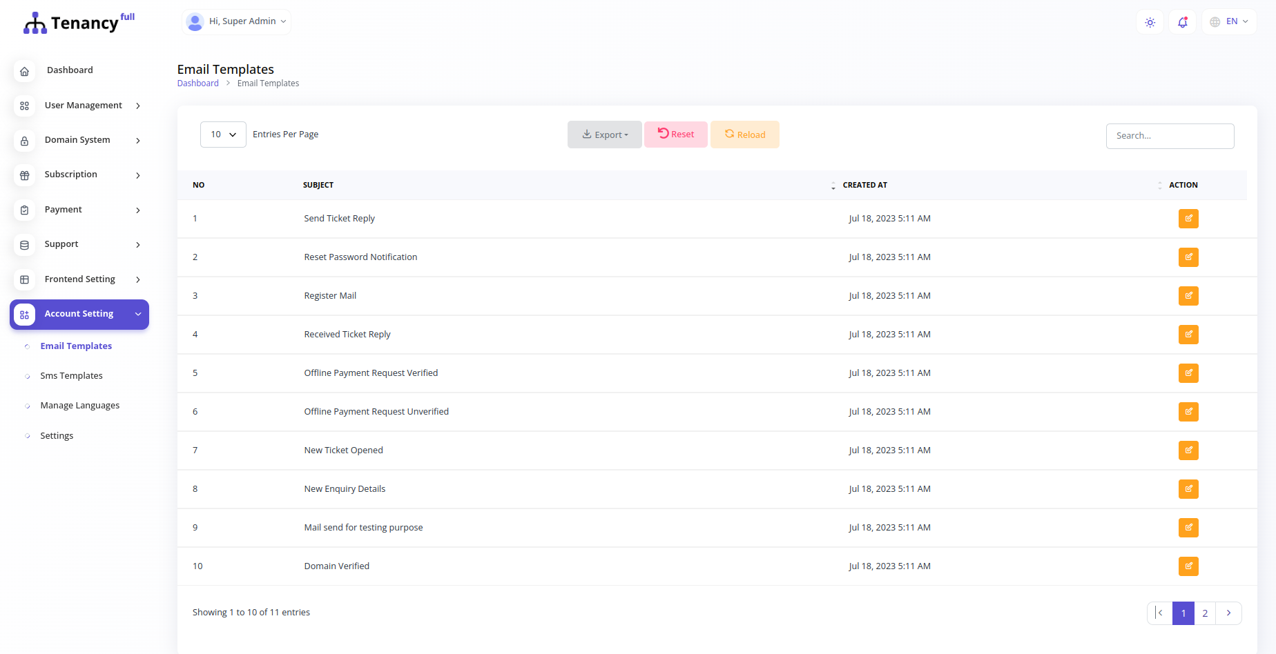 Full Tenancy - Domains, Database, Users, Role, Permissions & Settings ...