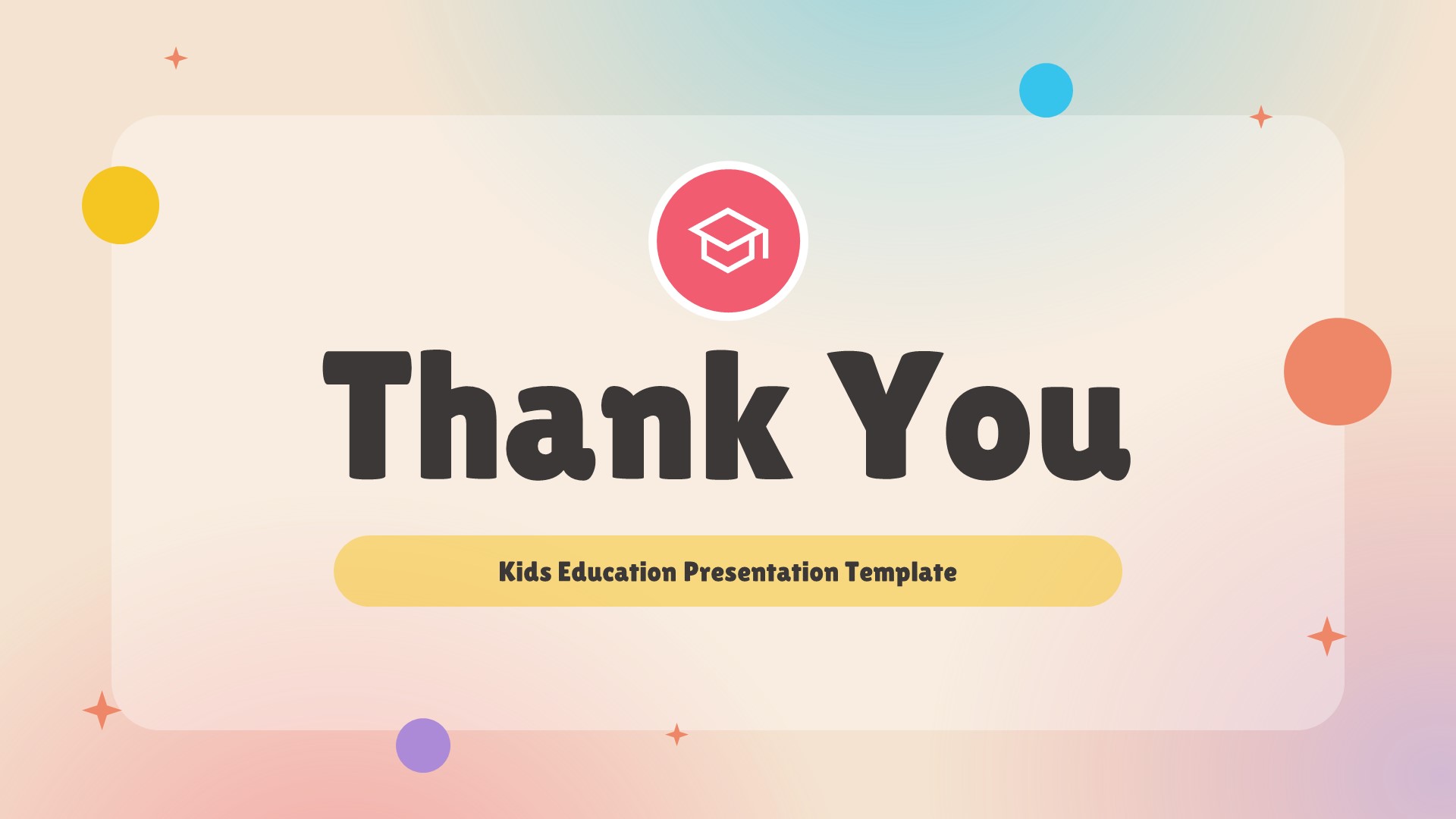Kids Play - Kids Education Powerpoint Template, Presentation Templates