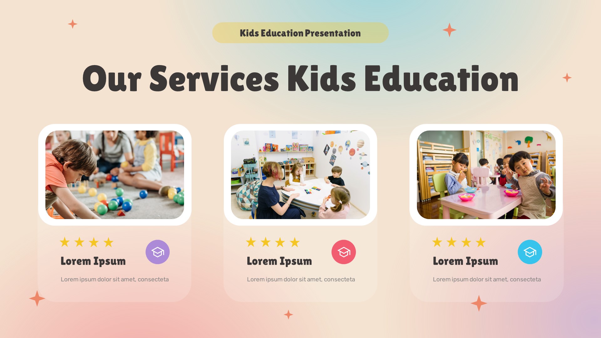 Kids Play - Kids Education Google Slides Template, Presentation Templates