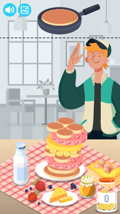 Pancake Design - HTML5, Construct 3 - Cooking Game by EyeQStudio | CodeCanyon