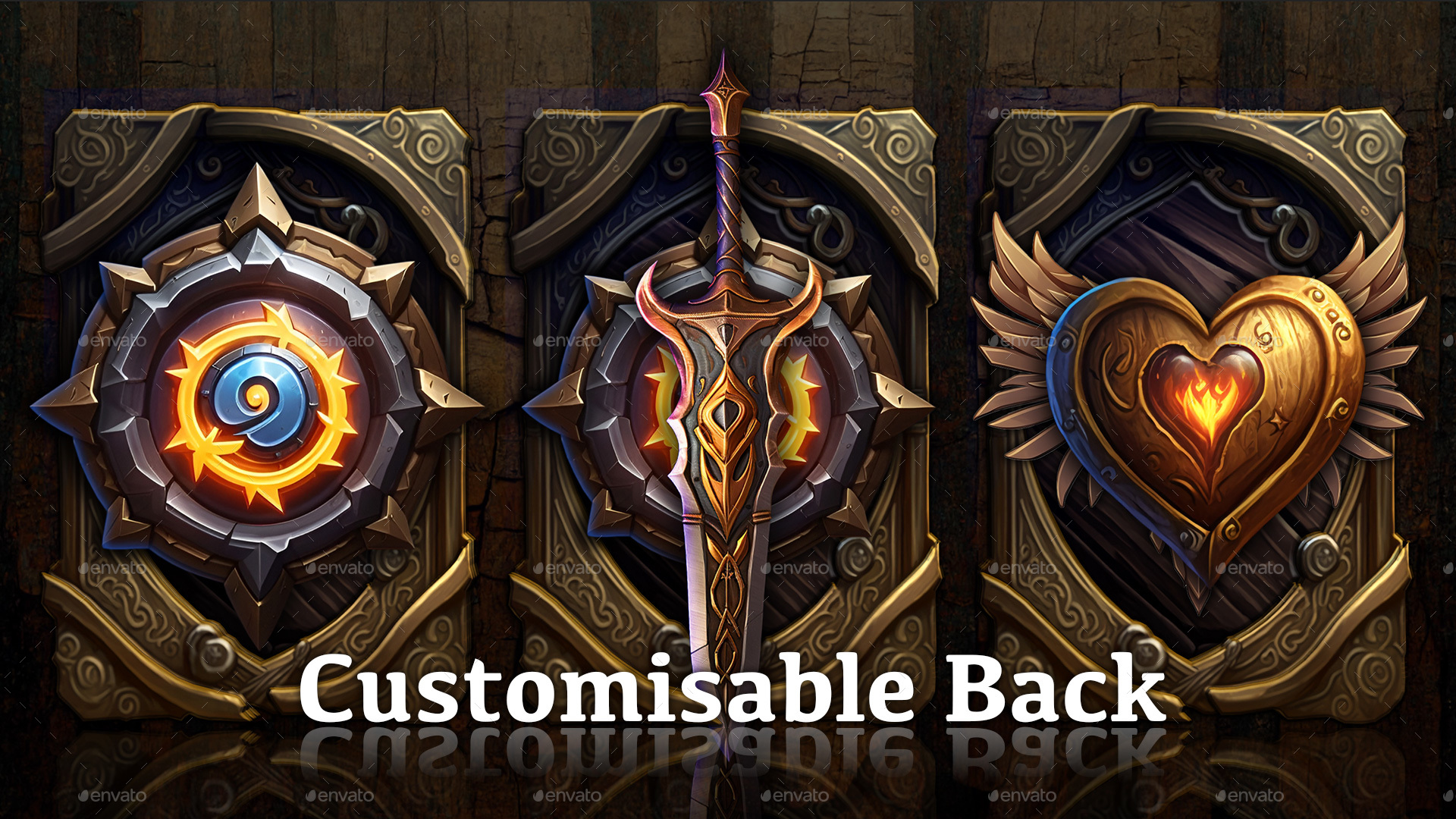 TCG Card Template - Volume 4, Game Assets | GraphicRiver