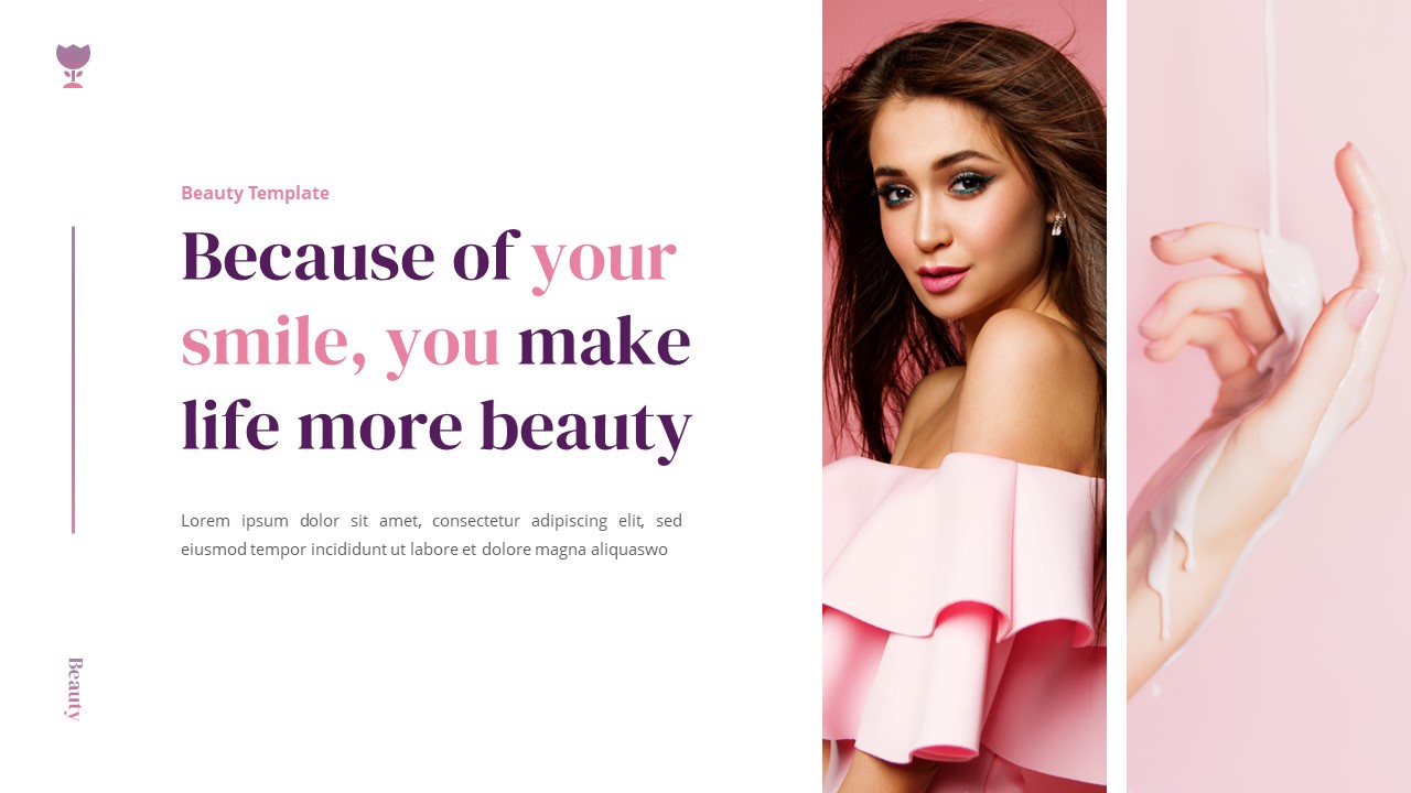 Beauty - Cosmetics Google Slides Template, Presentation Templates ...