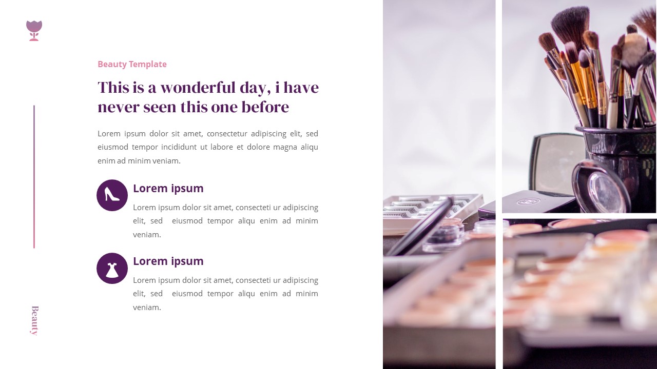 Beauty - Cosmetics Powerpoint Template, Presentation Templates ...