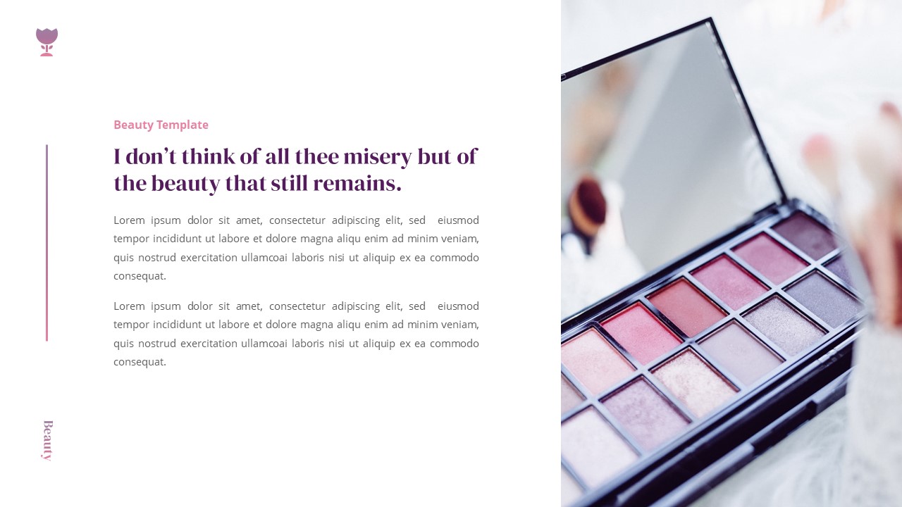 Beauty - Cosmetics Powerpoint Template, Presentation Templates ...