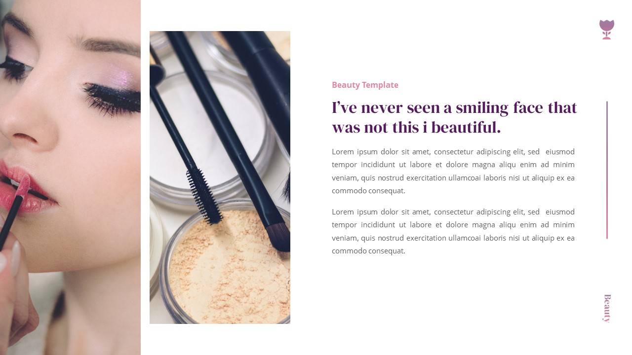 Beauty - Cosmetics Powerpoint Template, Presentation Templates ...